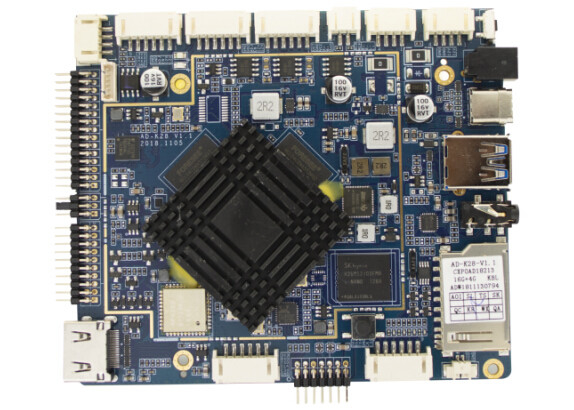 LVDS EDP Display Interface Micro Linux Board , RK3399 GPIO UART TTL ...