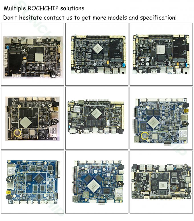 RK3399 Android Main Board EDP LVDS MIPI 10/100/1000M Ethernet Embedded ...