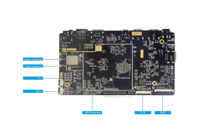 8K Industrial Control Box With Rockchip RK3588 Octa Core ARM Board