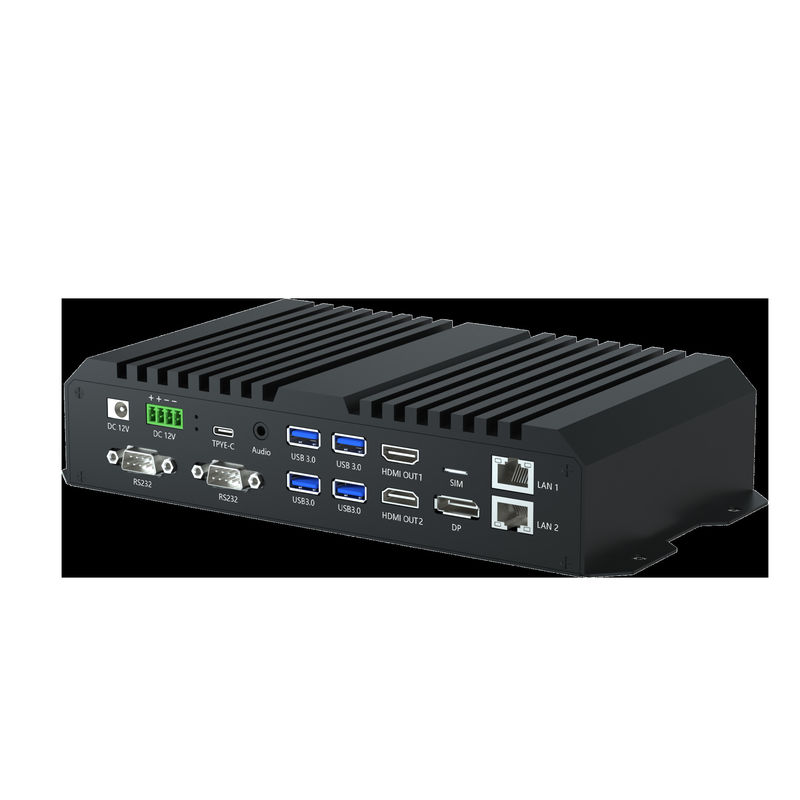 RK3588 AI Box 8G 32G RAM Industrial Level AIoT Device Dual Ethernet HD In Rock ChipDual Ethernet ...