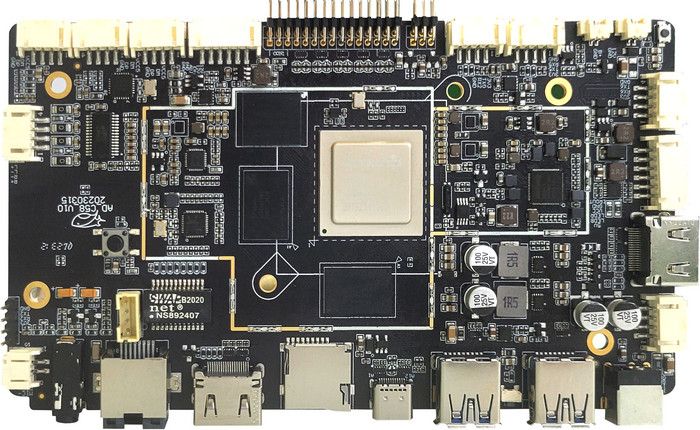 RK3588 Embedded System Board Octa Core 8K Android Board With 4GB/8GB ...