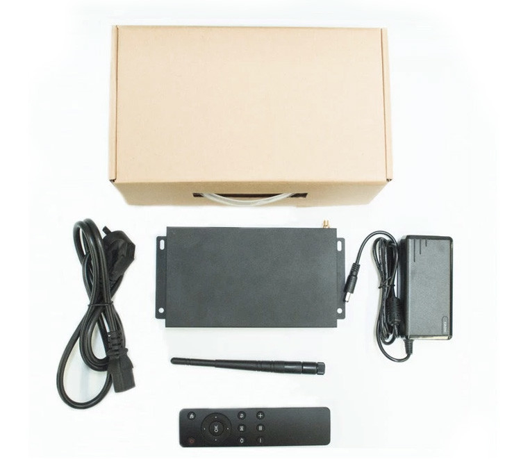 RK3288/RK3399 Android OS Black color Media Player Box With RAM4GB Internal Memory 64GB