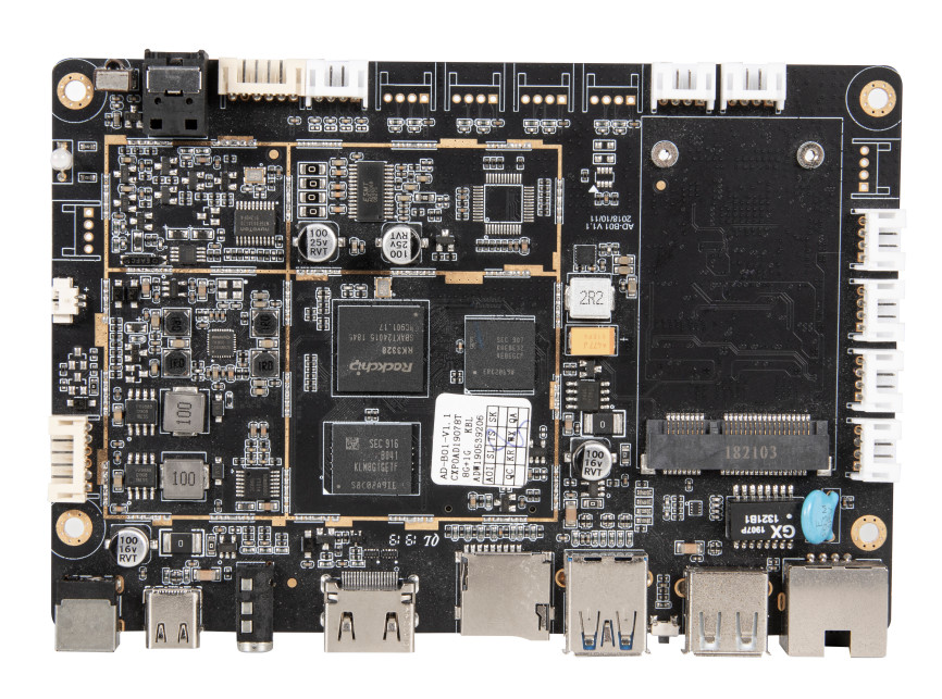 2GB 4GB RAM Mini Android Board 4G Support 10/100/1000M Ethernet ...