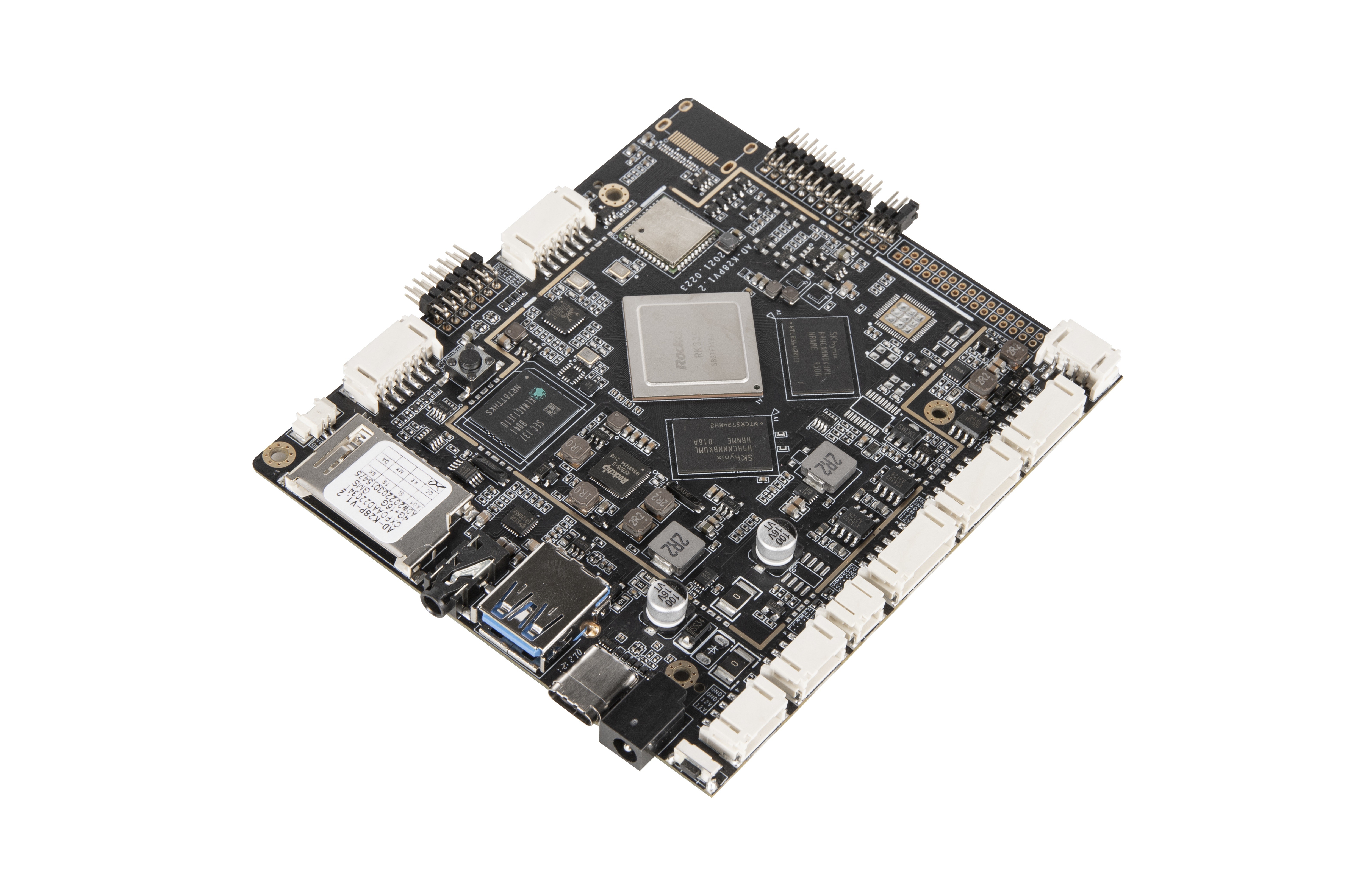 RK3399 Hexa Core Embedded Motherboard AI Detection Android 10 MIPI LVDS ...